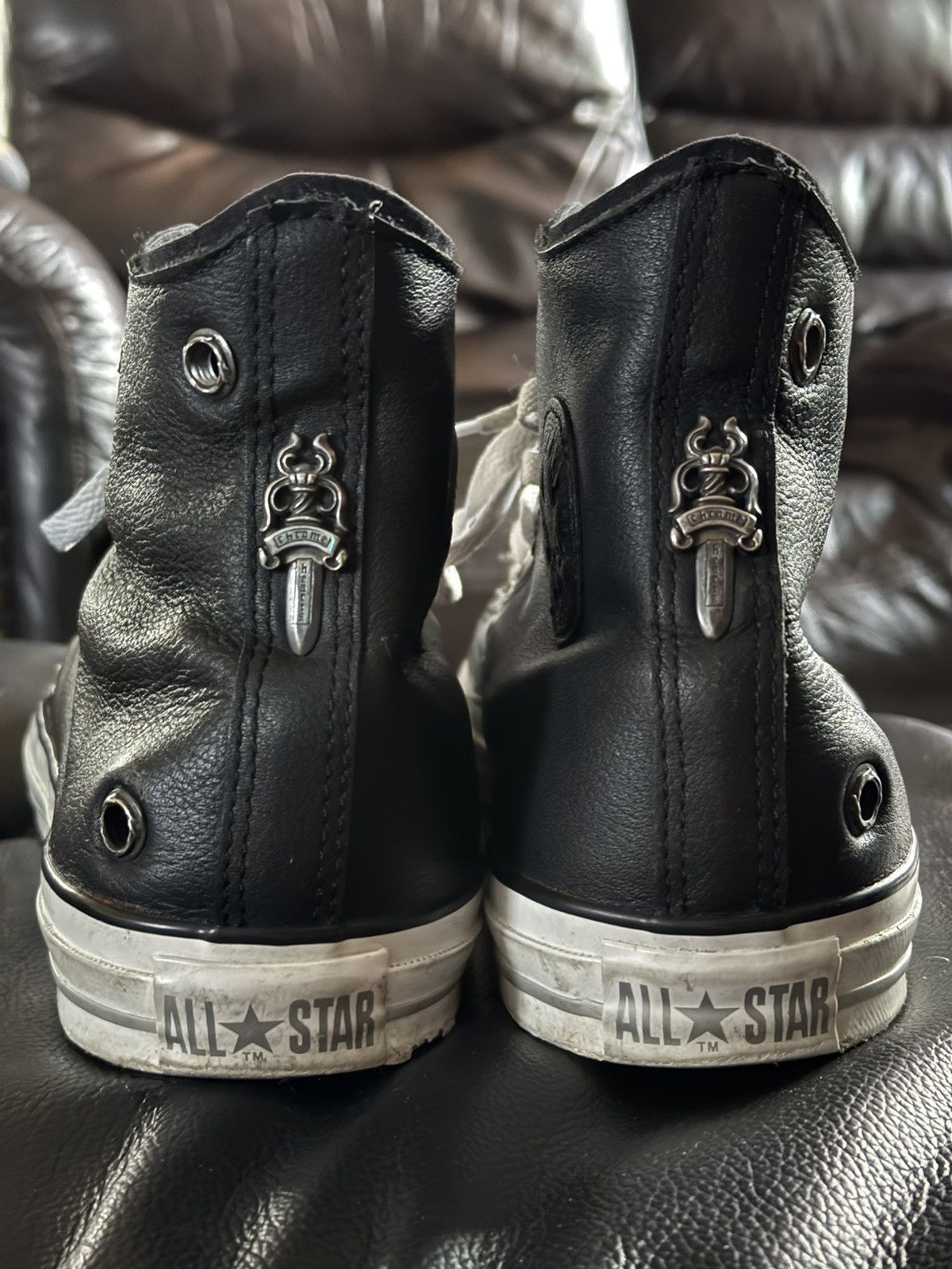 Chrome Hearts × Converse Chrome Hearts X Converse High-top Sneakers | Grailed