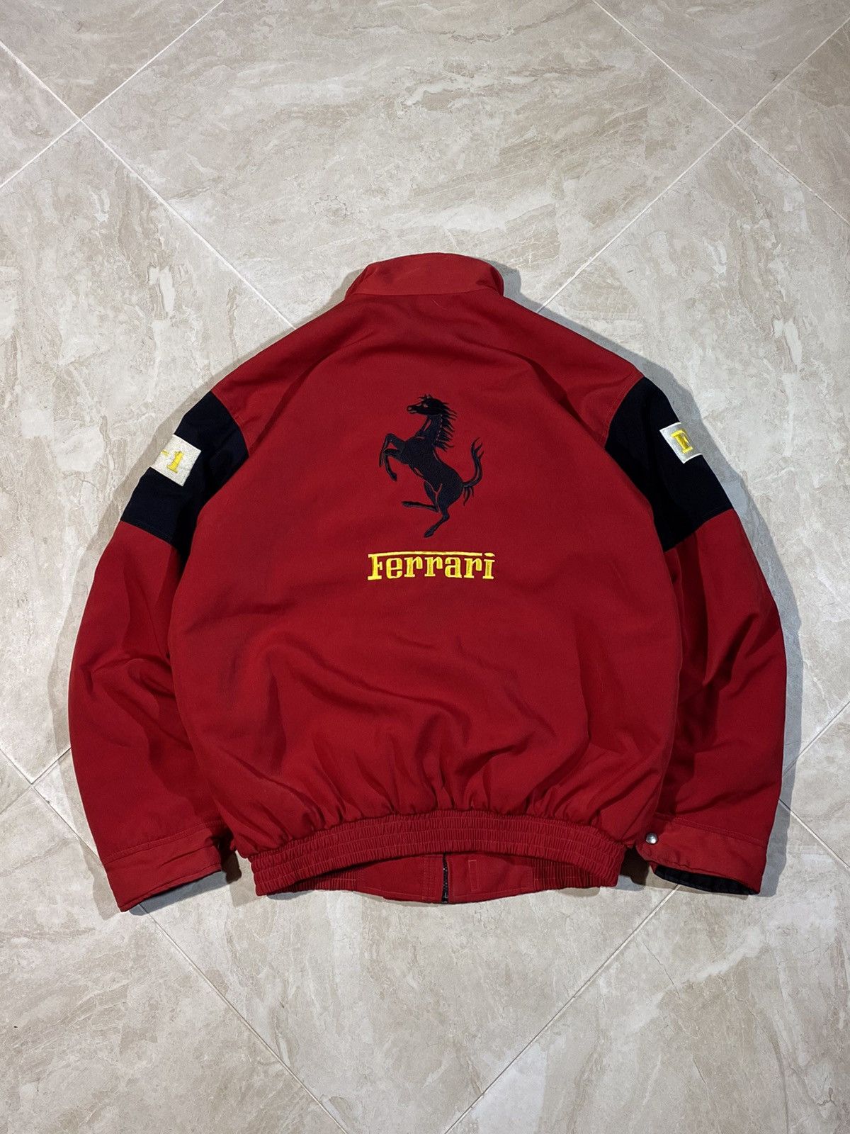 Vintage Vintage Ferrari Formula 1 F1 Racing Bomber Jacket | Grailed