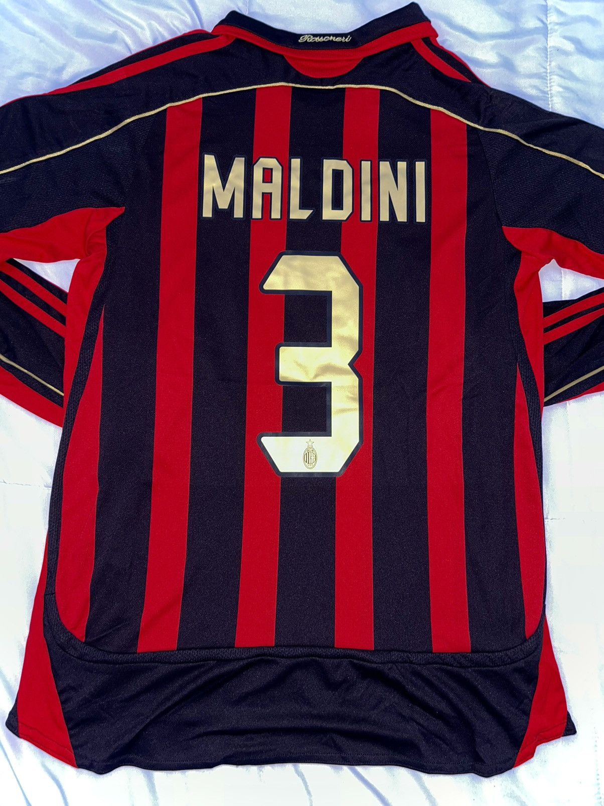 Adidas × Vintage RETRO AC MILAN MALDINI LONG SLEEVE | Grailed