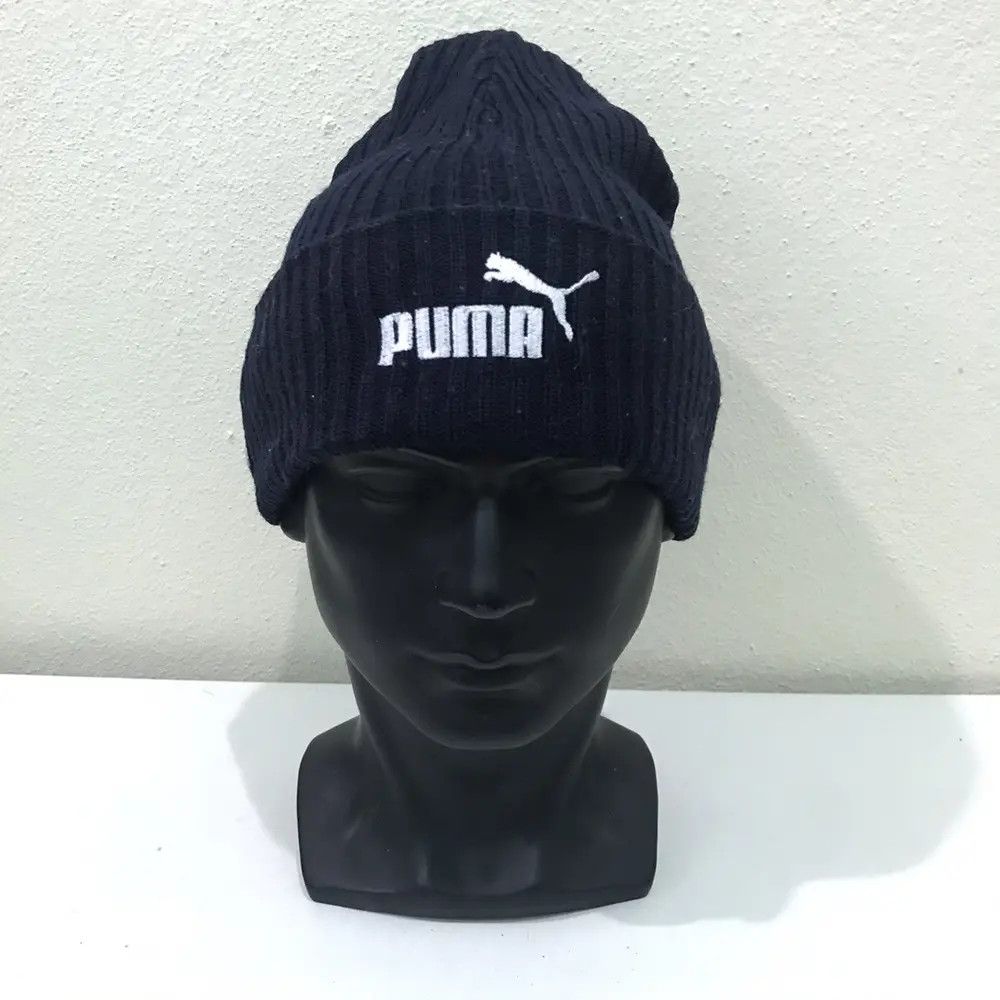 Vintage Puma Small Logo Beanie Hat | Grailed