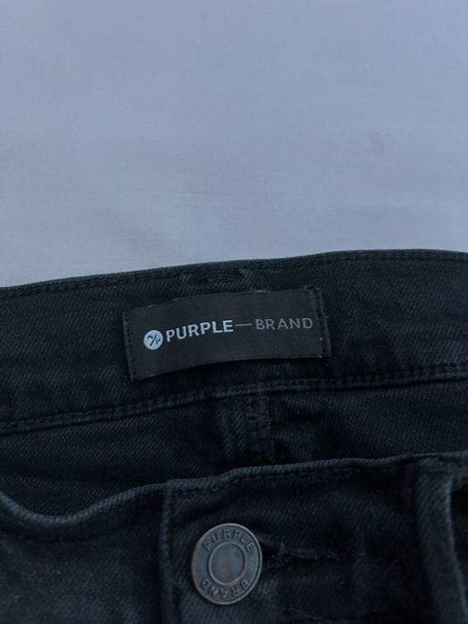 Purple Brand All black purple jeans with white tags | Grailed