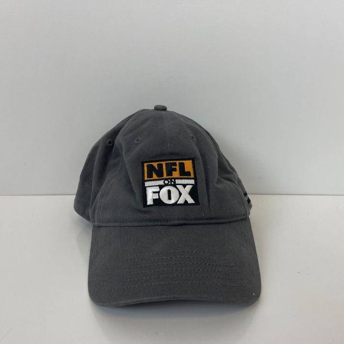 NFL NFL On Fox Logo Strapback Hat Football Embroidered Grey | Grailed