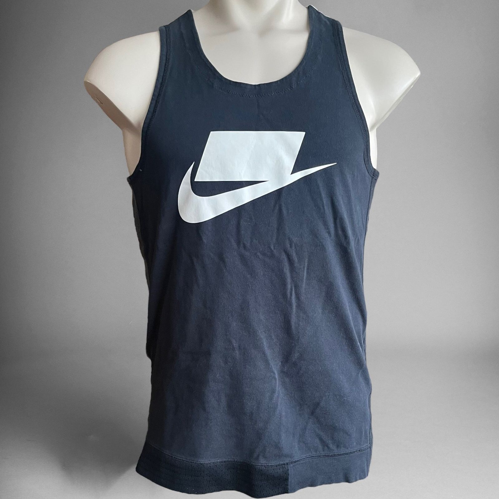 Nike Retro Nike Tank Men's Small Streetwear Mesh Blank Logo Sign | Grailed