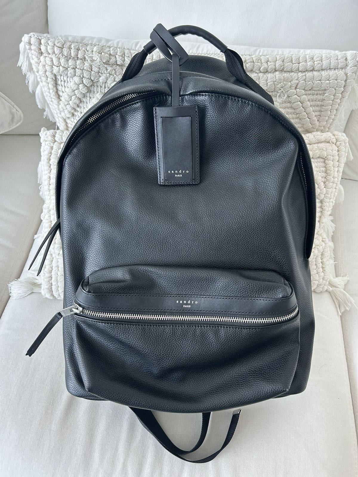 Sandro SANDRO COATED CANVAS BACPACK | Grailed