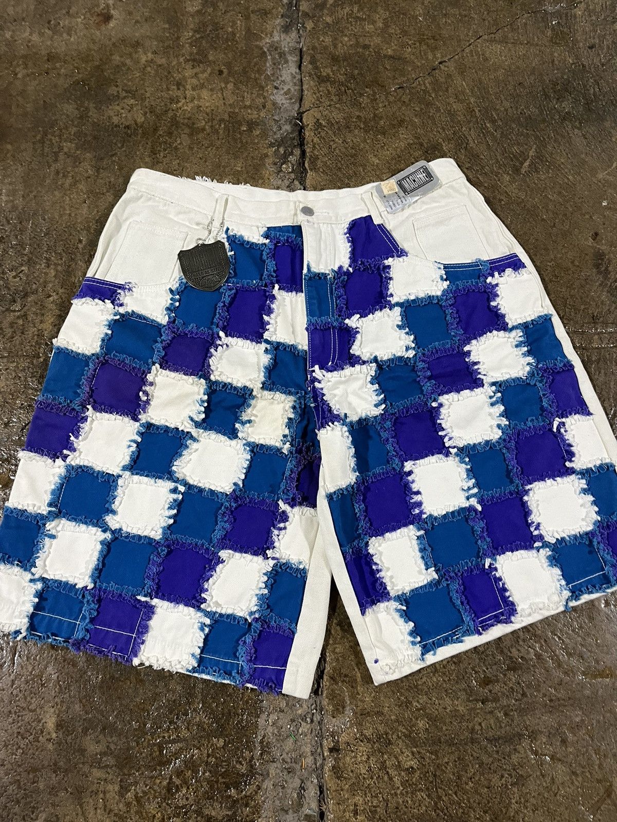 JNCO × Southpole × Vintage Crazy Vintage 90s Patchwork Baggy Jorts ...