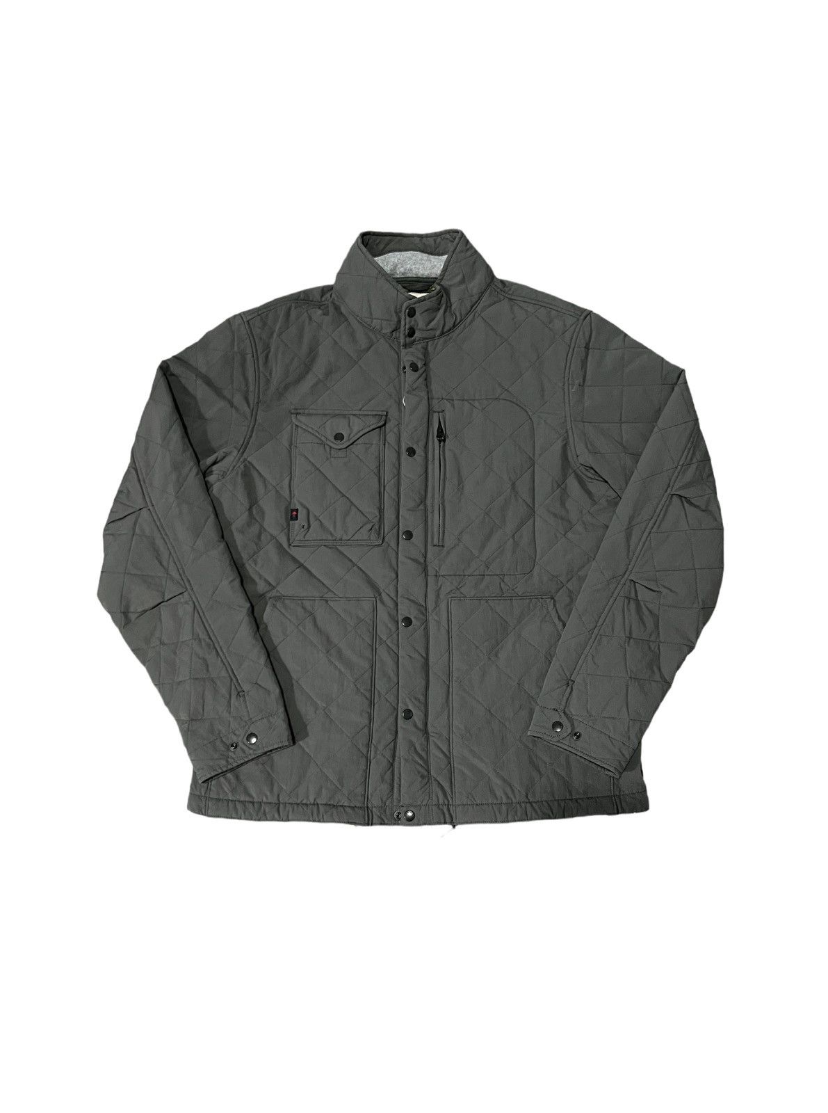 Military Relwen Quilted Tanker Jacket Olive Green Large | Grailed