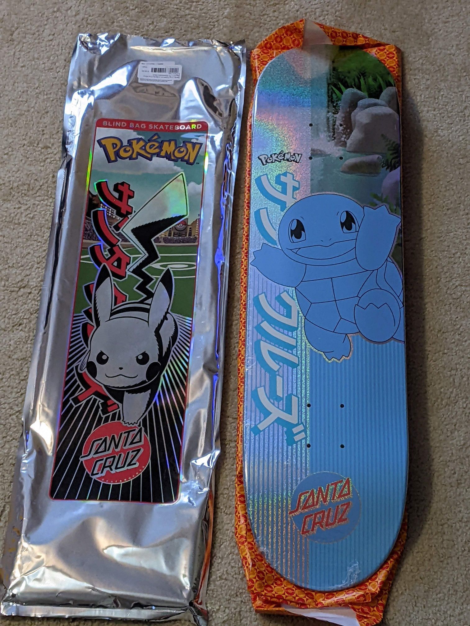 Pokemon × Santa Cruz Skateboards Santa Cruz Pokemon Squirtle Blind Bag ...