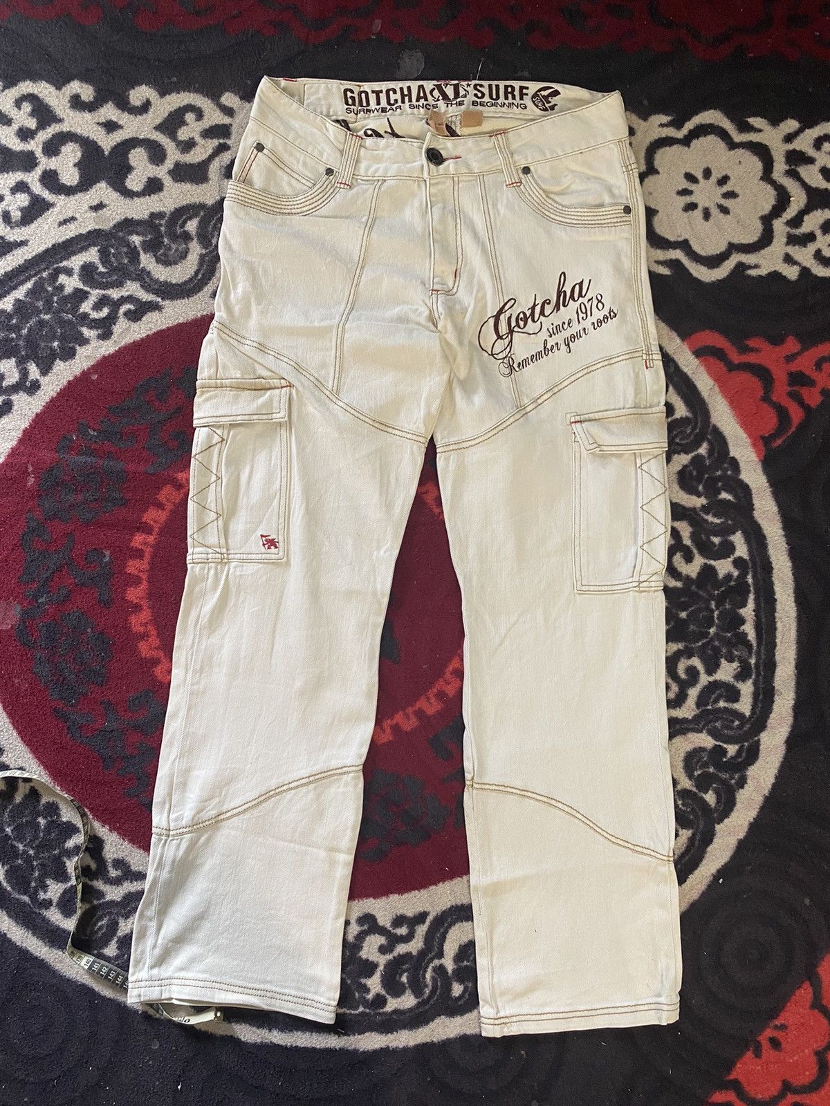 Gotcha × Streetwear × Vintage Vintage Gotcha Ride Wave Surfwear Cargo ...