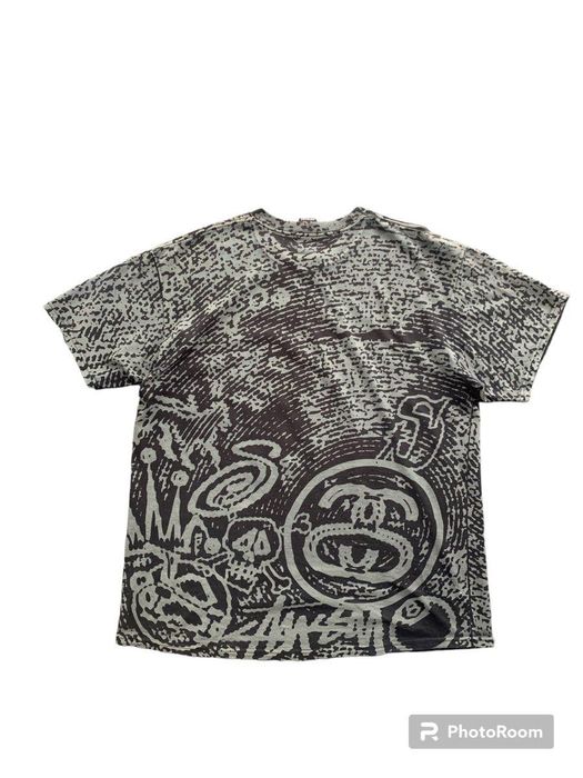 Stussy Stussy Fingerprint All over Print | Grailed