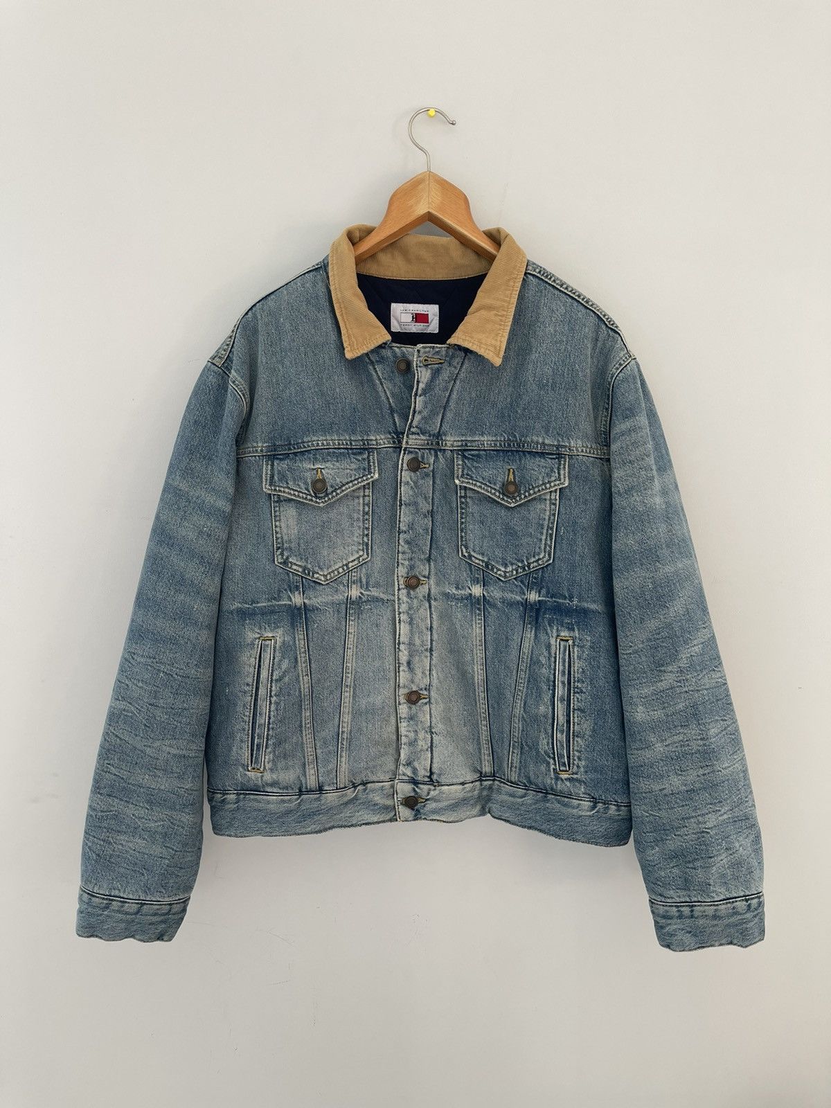 Tommy Hilfiger Tommy Hilfiger x Lewis Hamilton Denim Jacket Big Logo ...