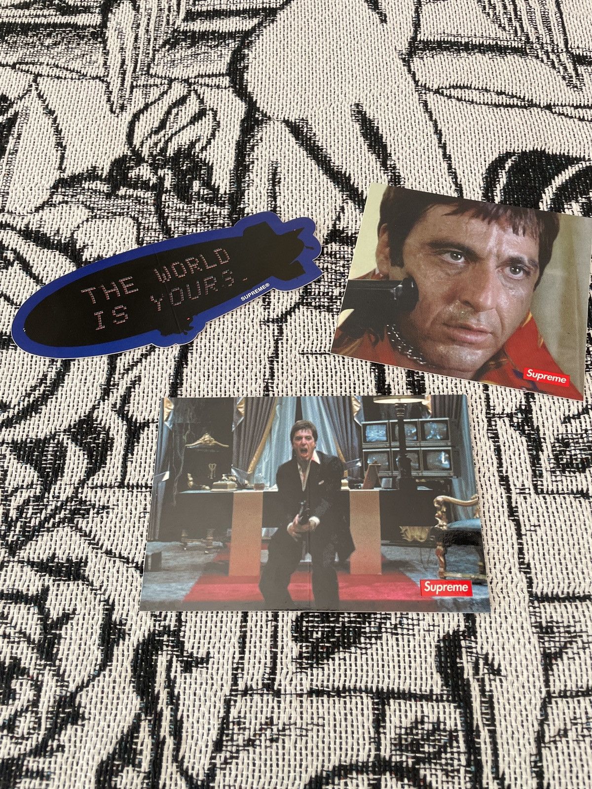 Supreme RARE 2017 SCARFACE STICKER LOT | Grailed