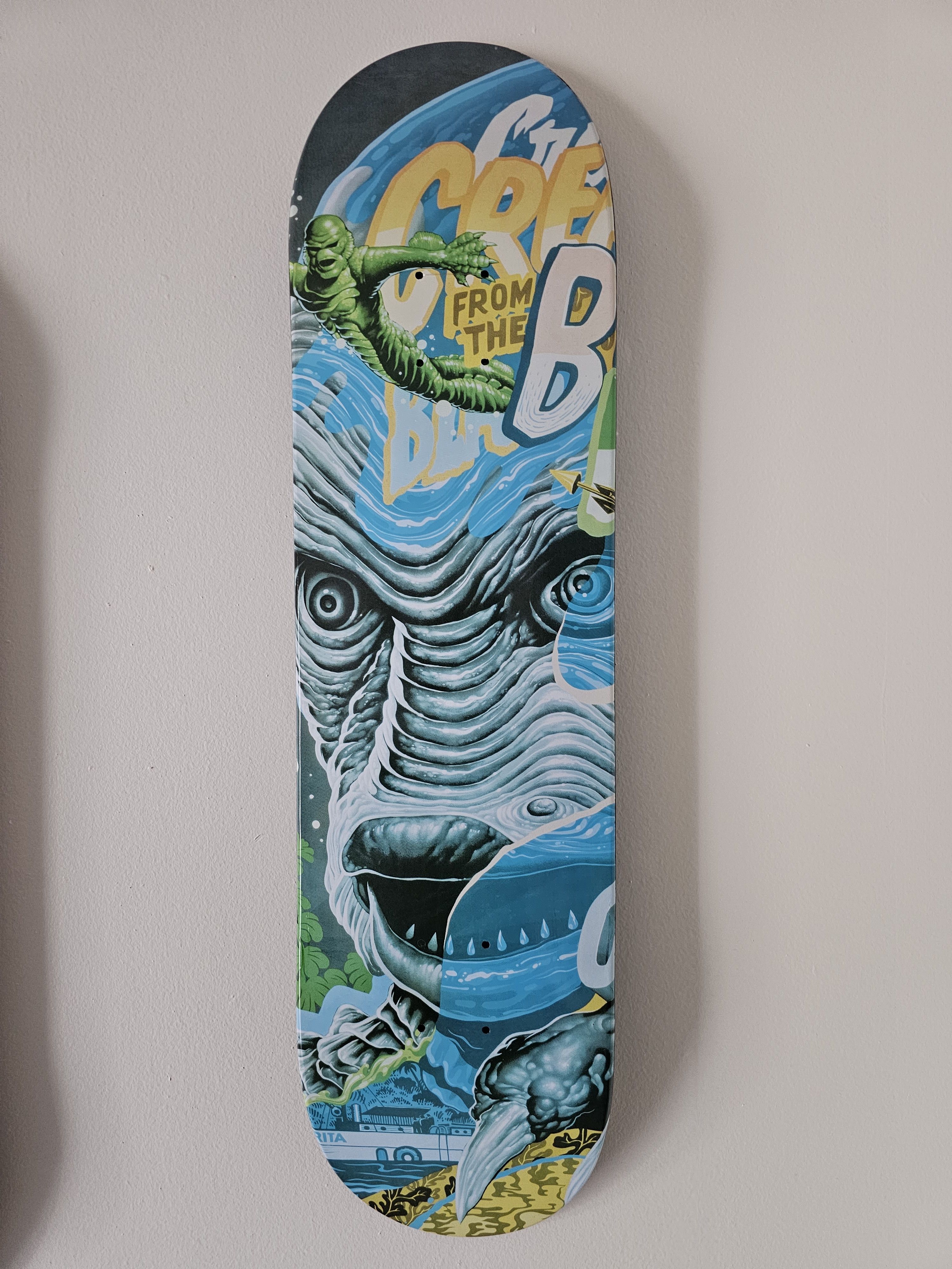 The Hundreds Tristan Eaton x The Hundreds Universal Monsters skate deck ...