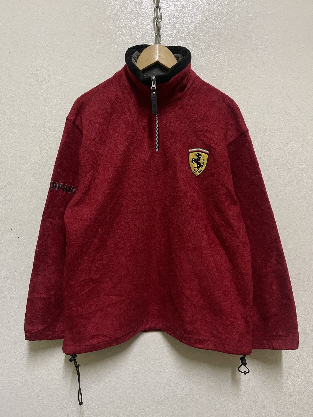 Vintage Ferrari Half Zipper Fleece 1997 Nice Man Sports | Grailed