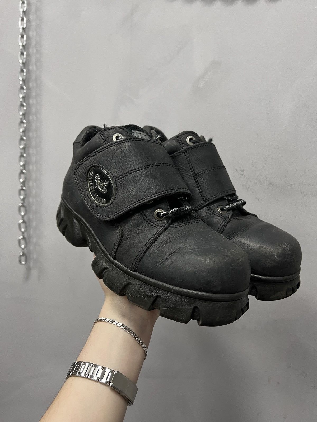 New Rock New Rock style Leather shoes platform opium | Grailed