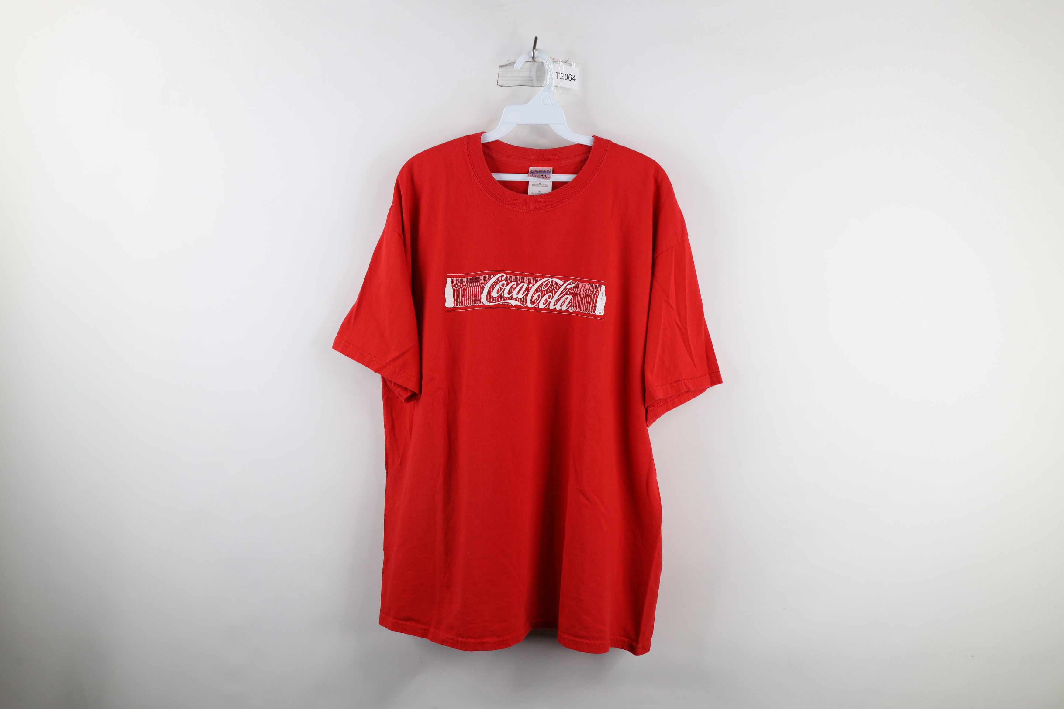 Vintage Vintage 90s Coca Cola Script Box Logo Short Sleeve T-Shirt ...