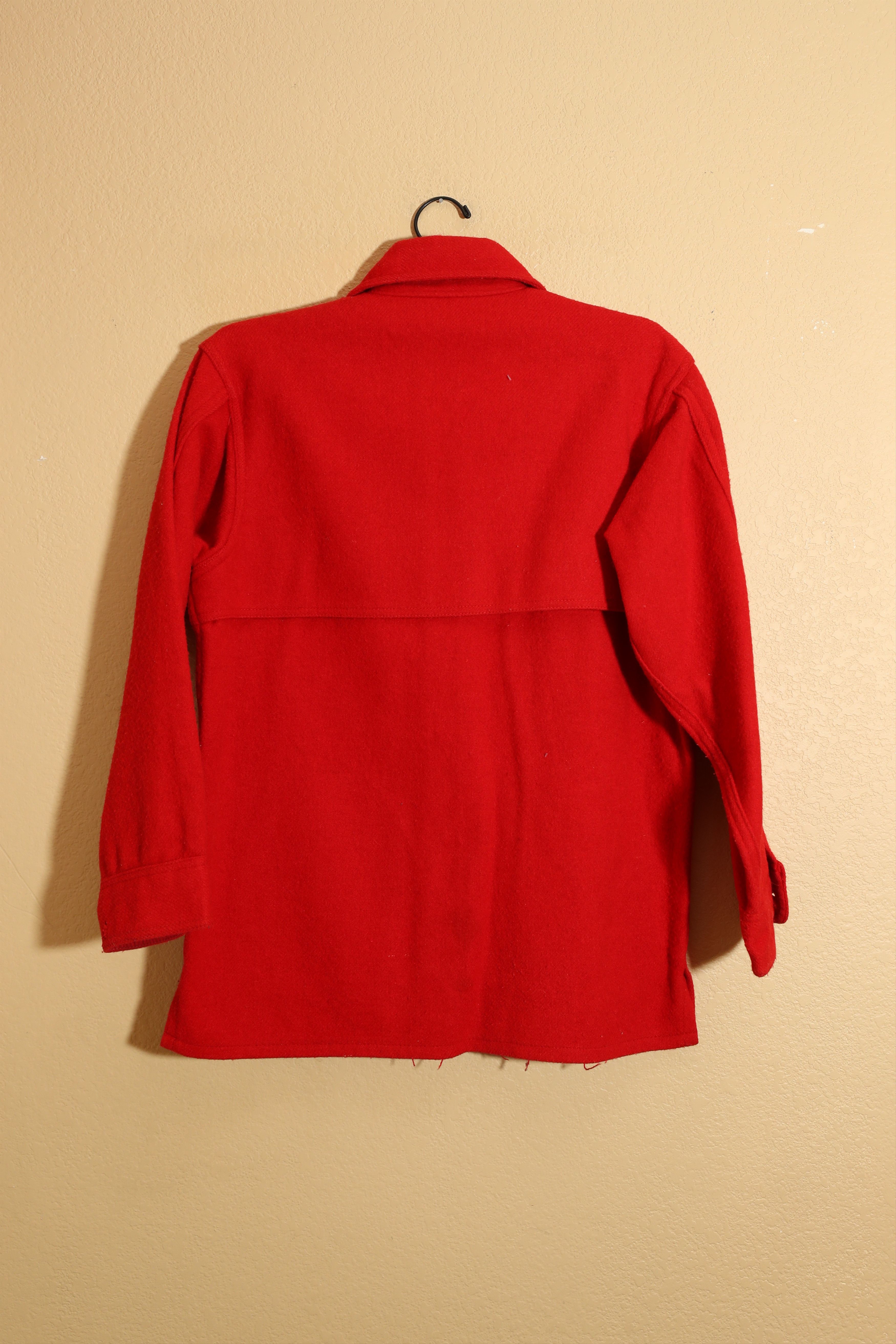 Johnson Woolen Mill Johnson Woolen Mills Red Wool Zip Hunting Tog ...