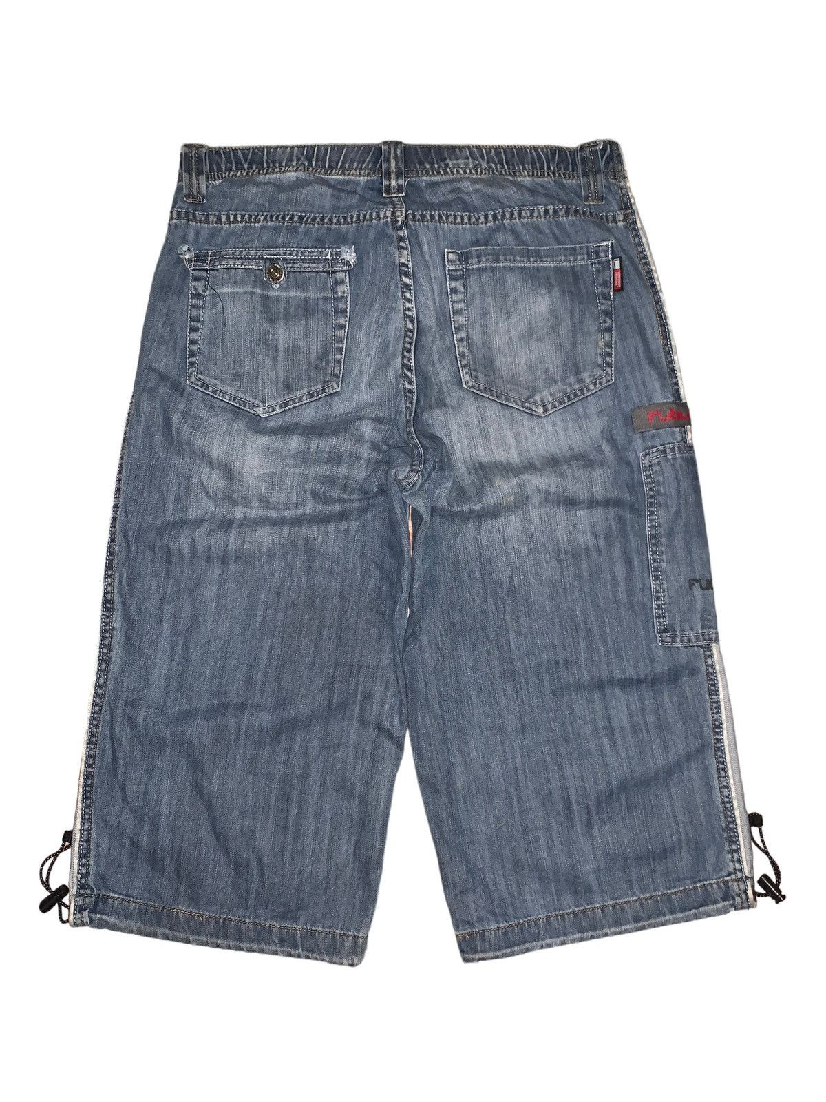 Southpole Y2k Fubu iconic legendary raw denim jorts | Grailed