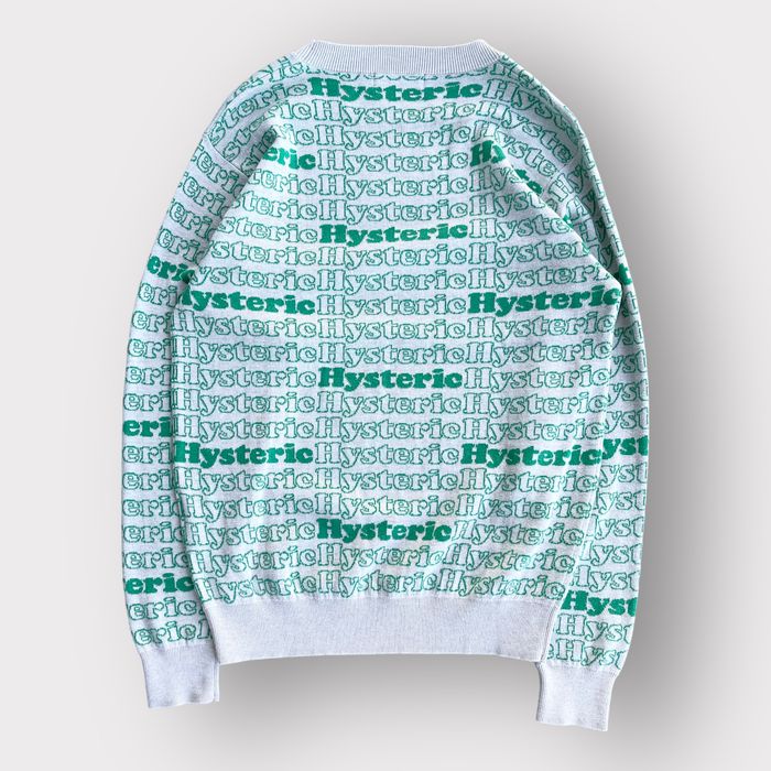 Vintage Vintage 2000s Hysteric Glamour All Over Logos Sweater (M) | Grailed