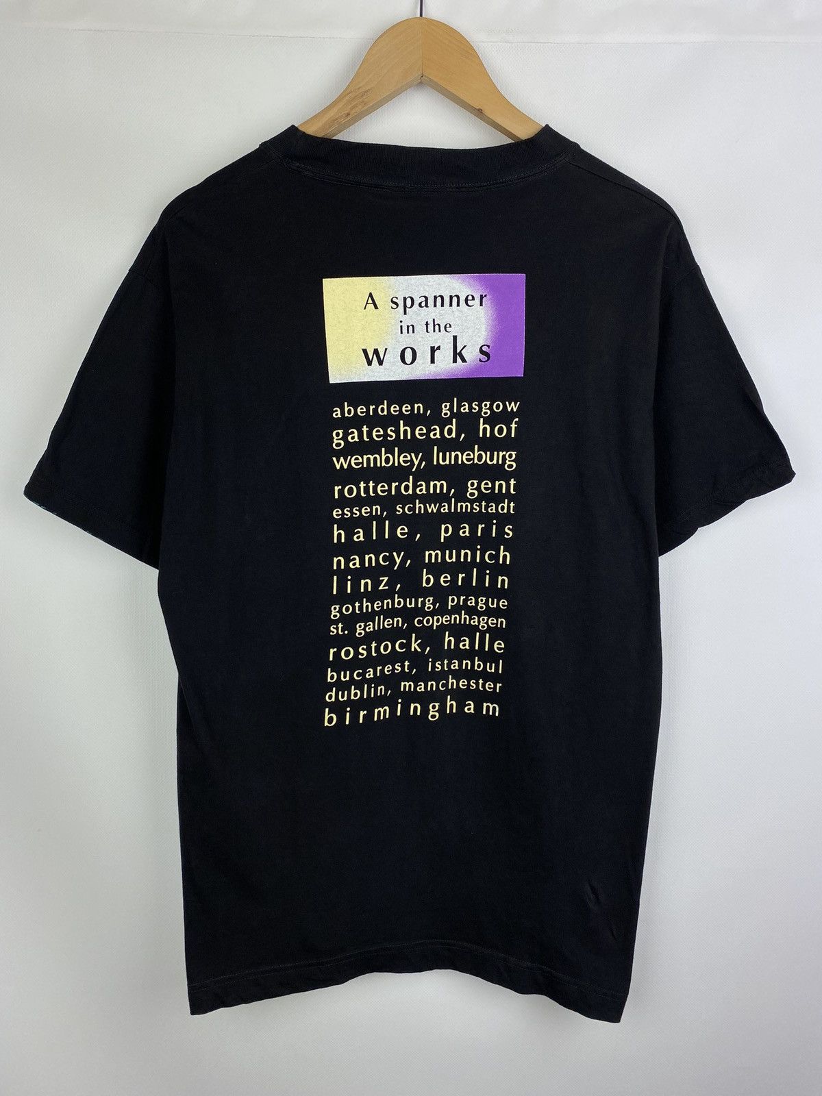 Vintage Rod Stewart vintage 1993 A Scanner In The Works tour t Shirt ...