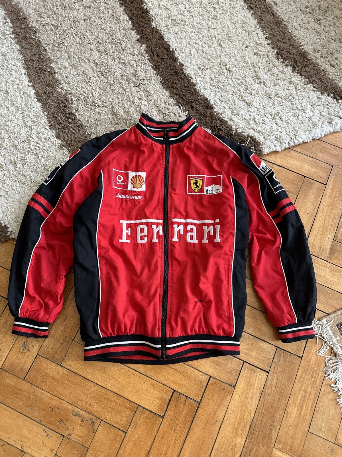 Ferrari × Marlboro × Racing Marlboro Ferrari Racing Jacket Vodafone ...