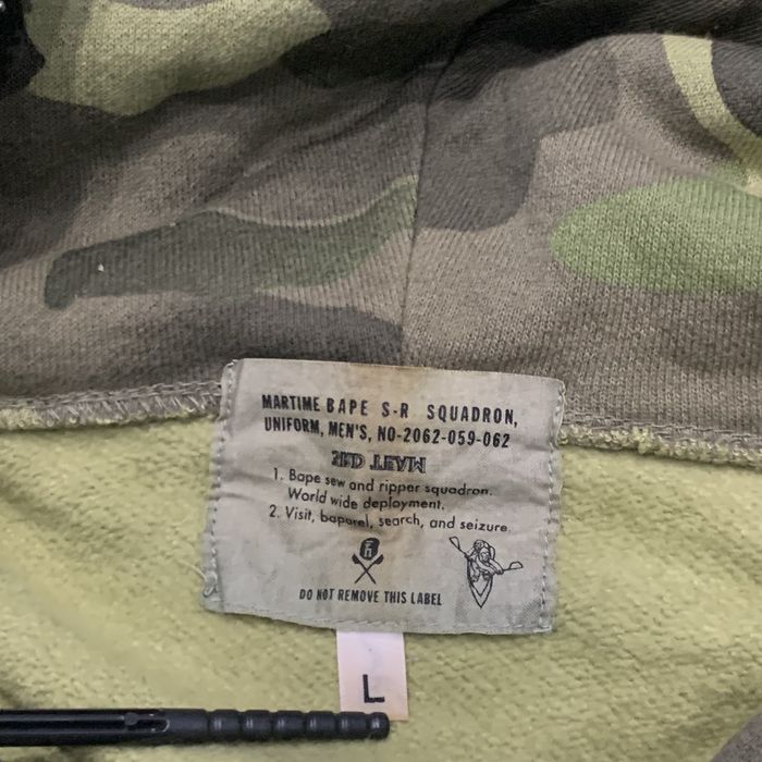 Bape Bape Velcro Shark Fullzip Hoodie | Grailed