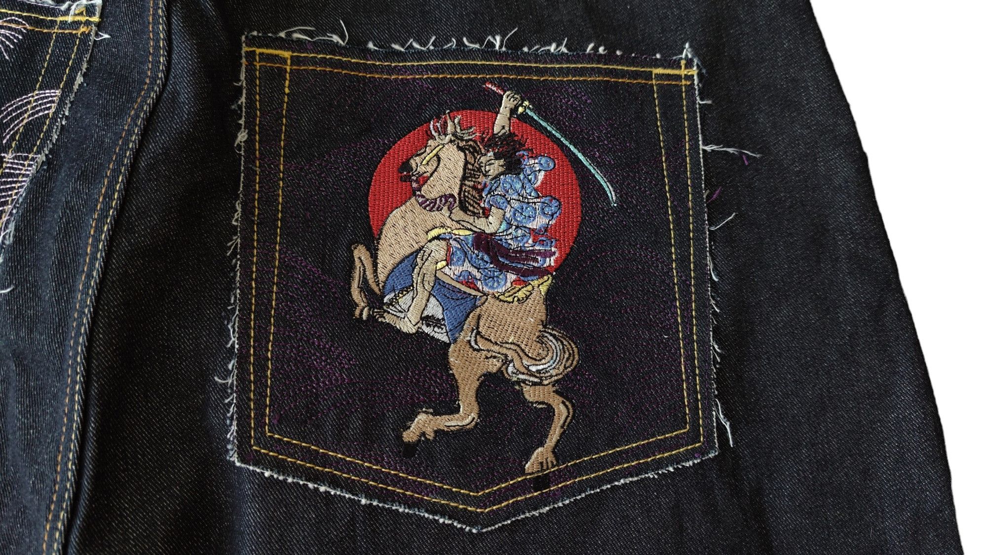 Japanese Brand × RMC Jeans RMC Red Monkey Company x Ksohoh Bondage Raw ...