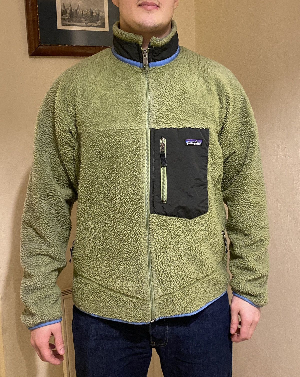 Patagonia × Vintage Patagonia Deep Pile Fleece Pullover Jacket Retro X ...