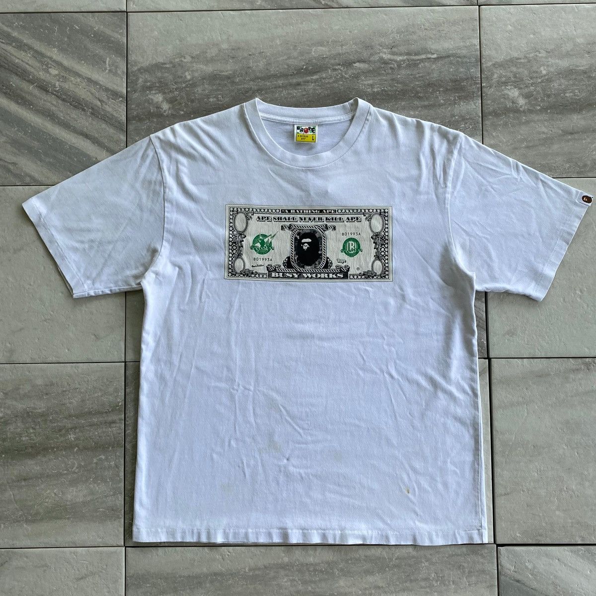 Bape A Bathing Ape Bape Money Tee | Grailed