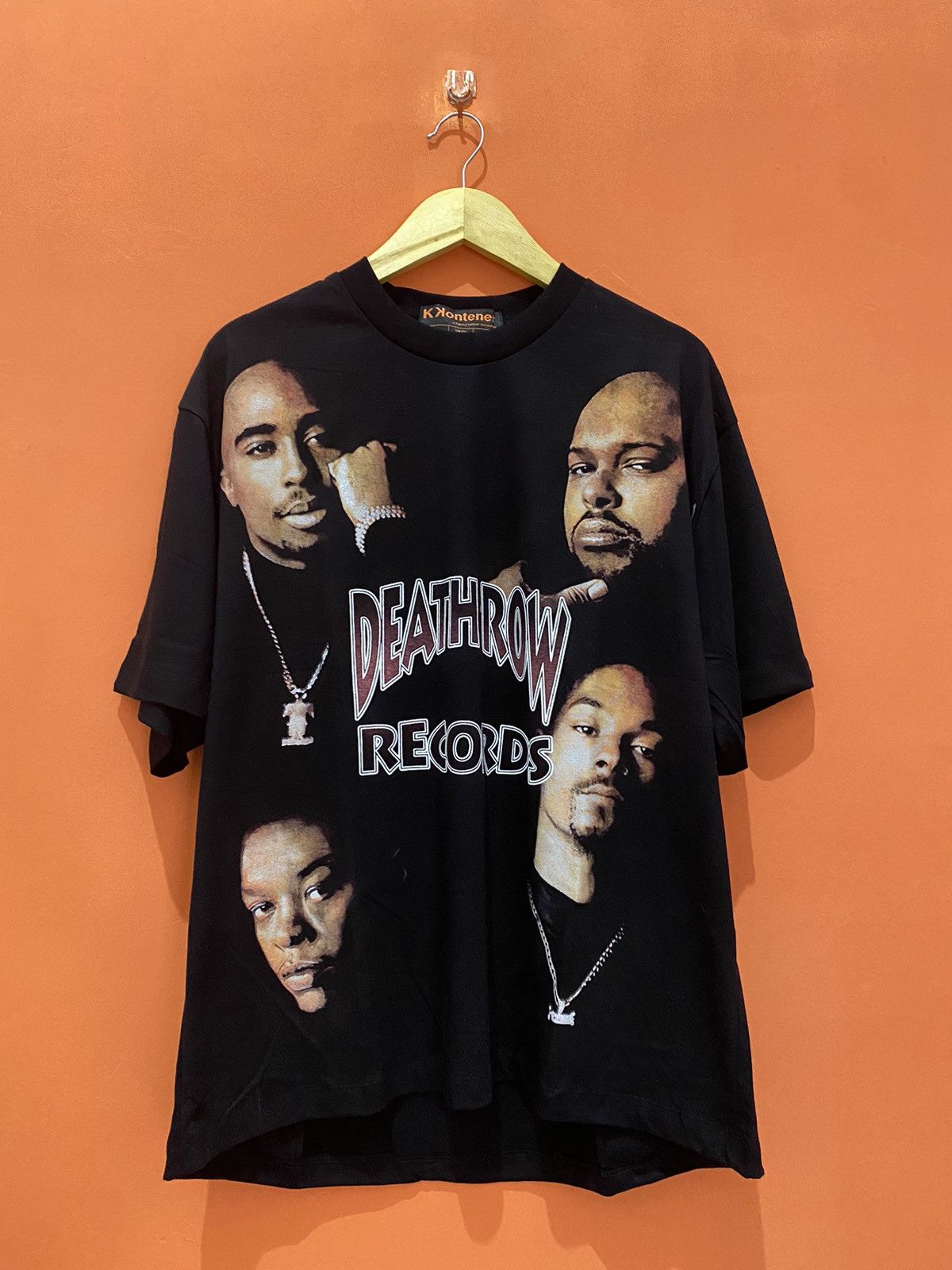 Vintage 🔥RARE🔥Death Row Record Snoop Dogg Tupac Dr.Dre Boot Tee | Grailed