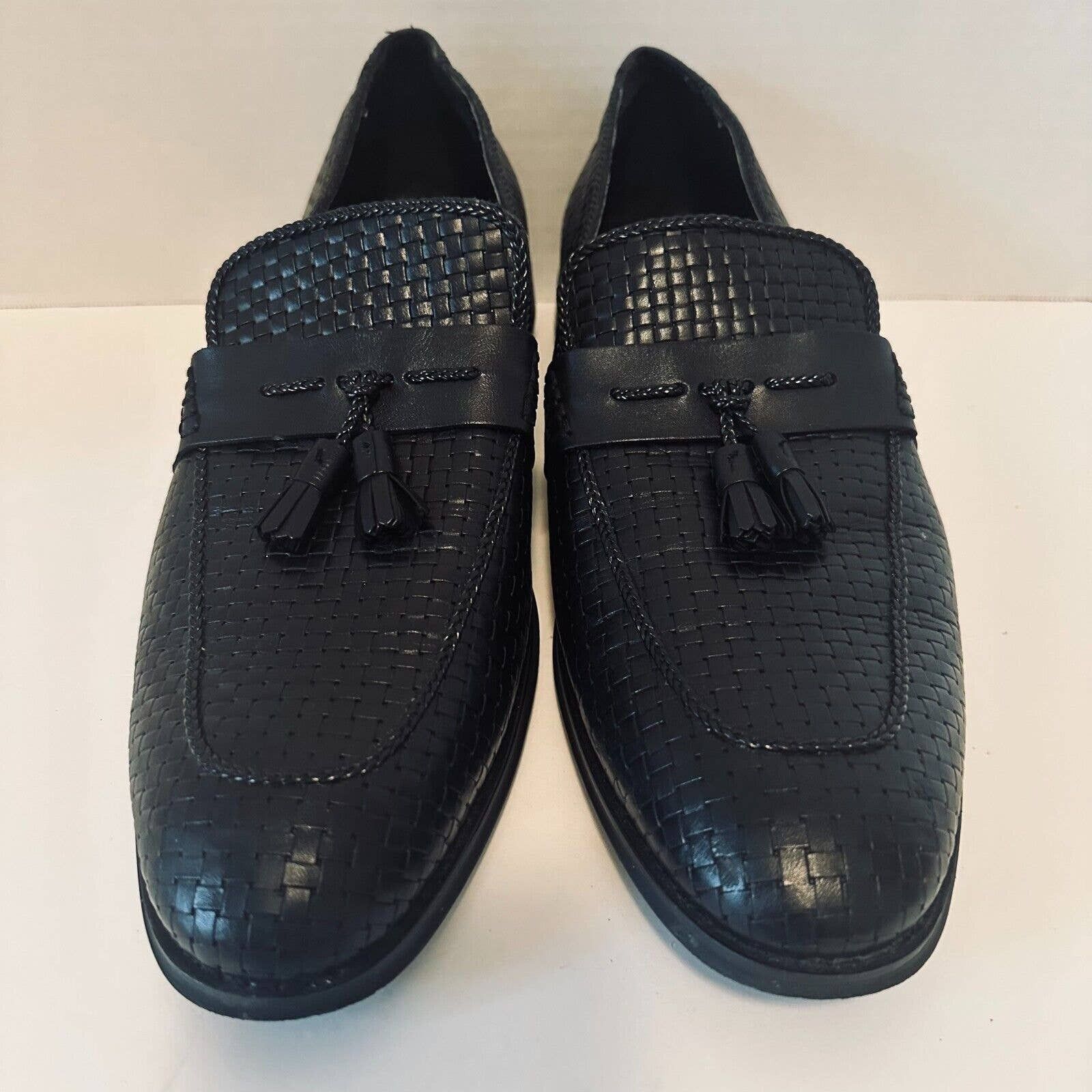La Milano La Milano Patina Collection Sz13 Tassels Loafer Black Weave ...
