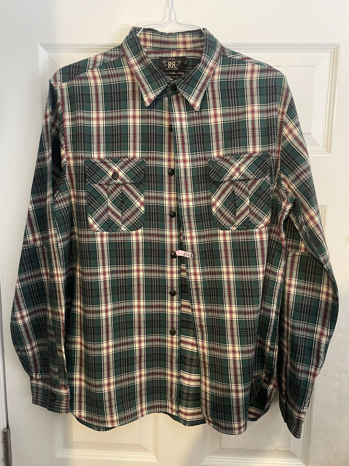 RRL Ralph Lauren RRL plaid green flannel | Grailed