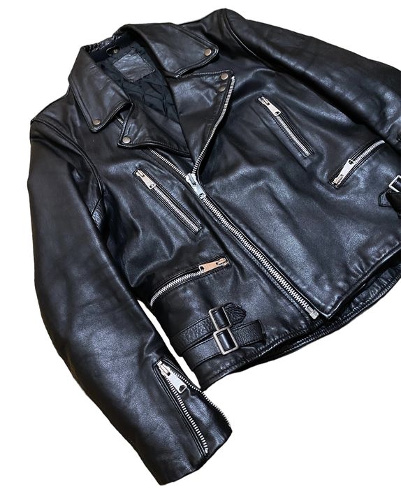 Vintage Motorcycle Leather Biker Jacket British Punk Style 70s | Grailed