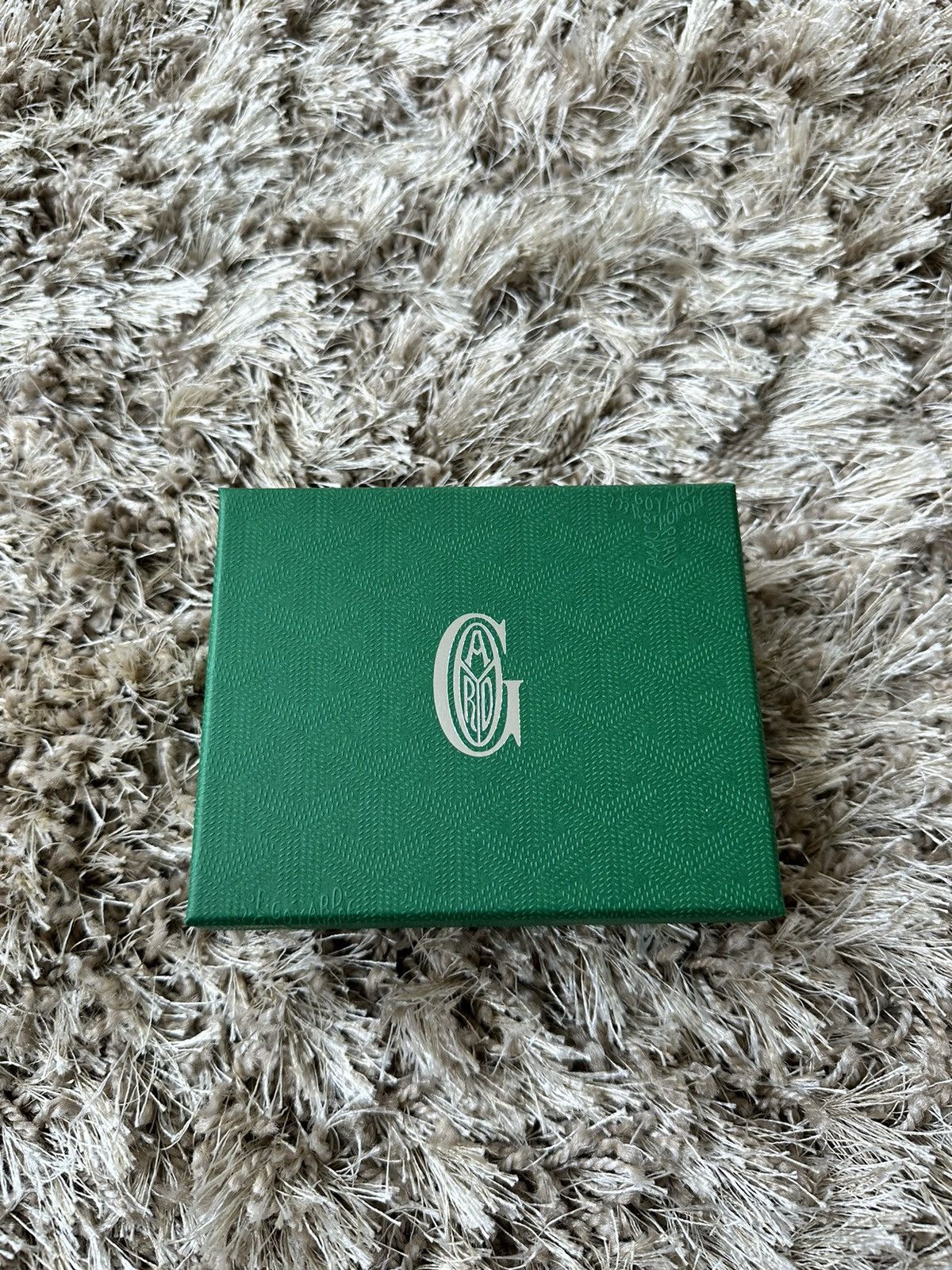 Goyard Green Goyard Wallet Box | Grailed