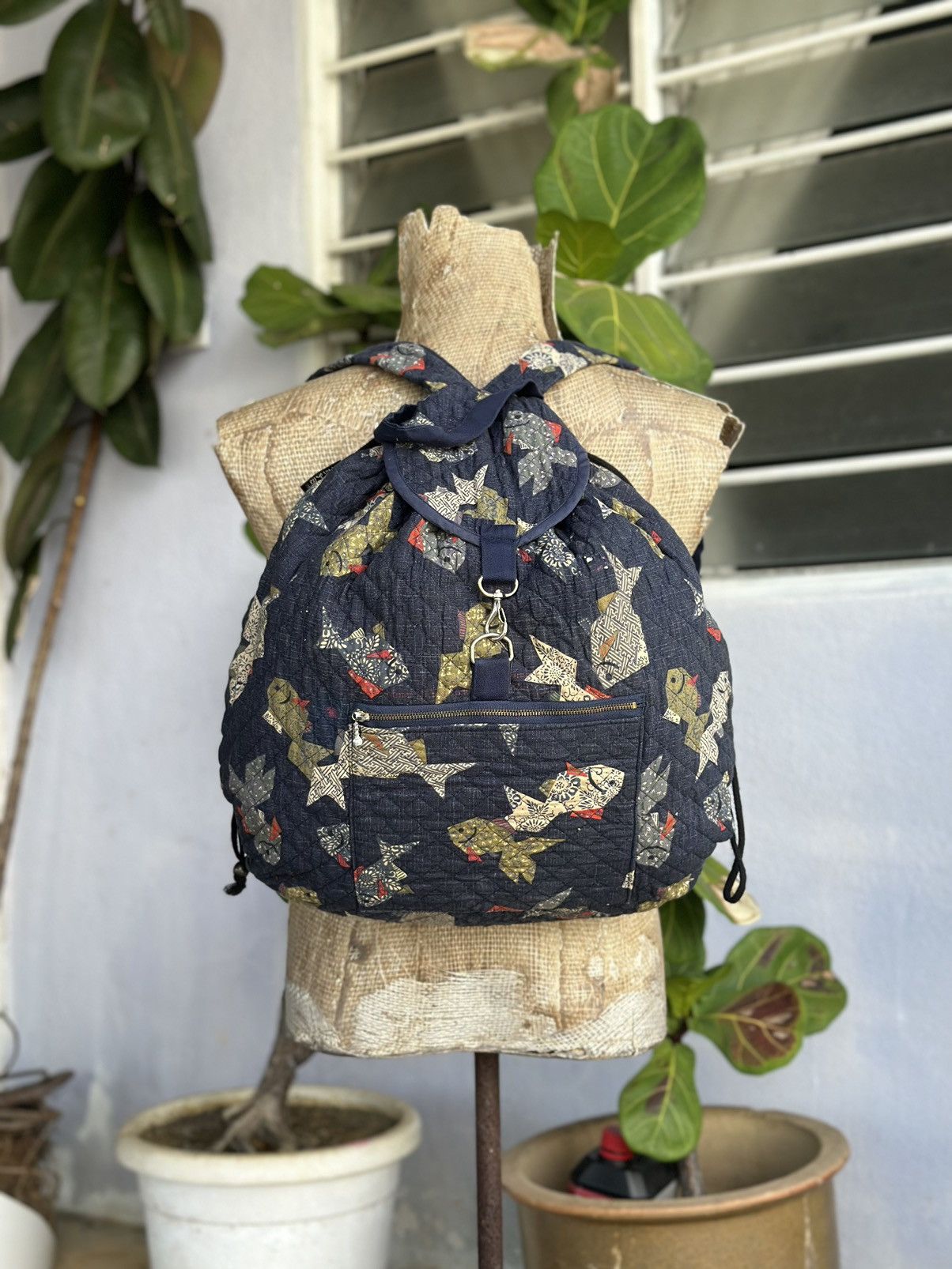 Bag RARE‼️ JAPANESE BRAND INDIGO FISH RUCKSACK | Grailed