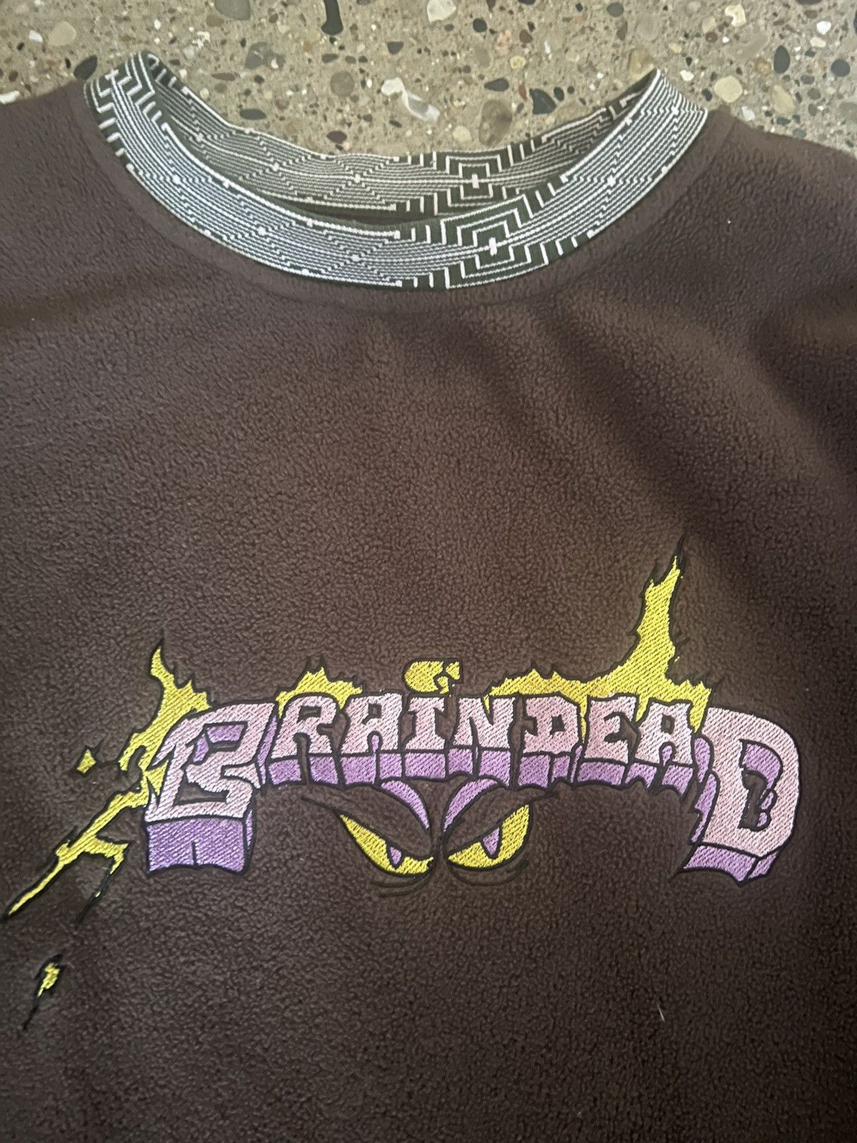 Brain Dead Brain Dead Fleece Crewneck Sweater | Grailed