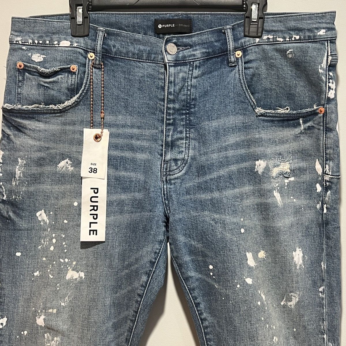 Designer × Purple Brand × Streetwear Purple Brand Denim Light Blue ...