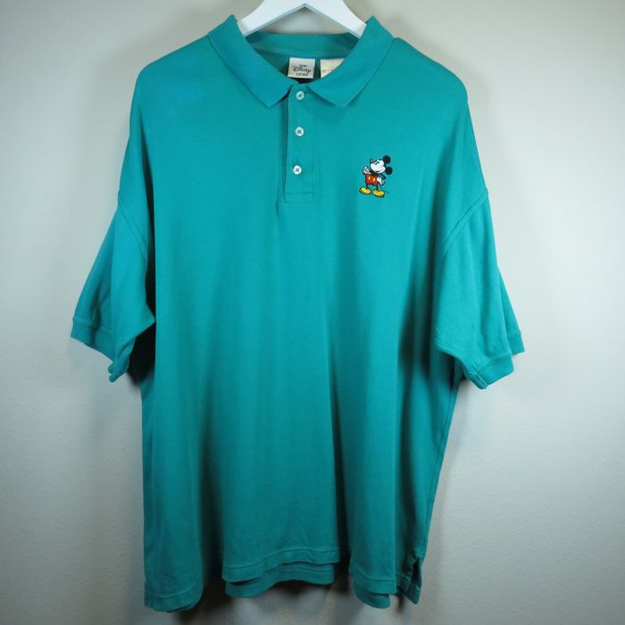 Mickey Mouse Disney polo shirt embroidered mickey mouse golf 90s 00s ...