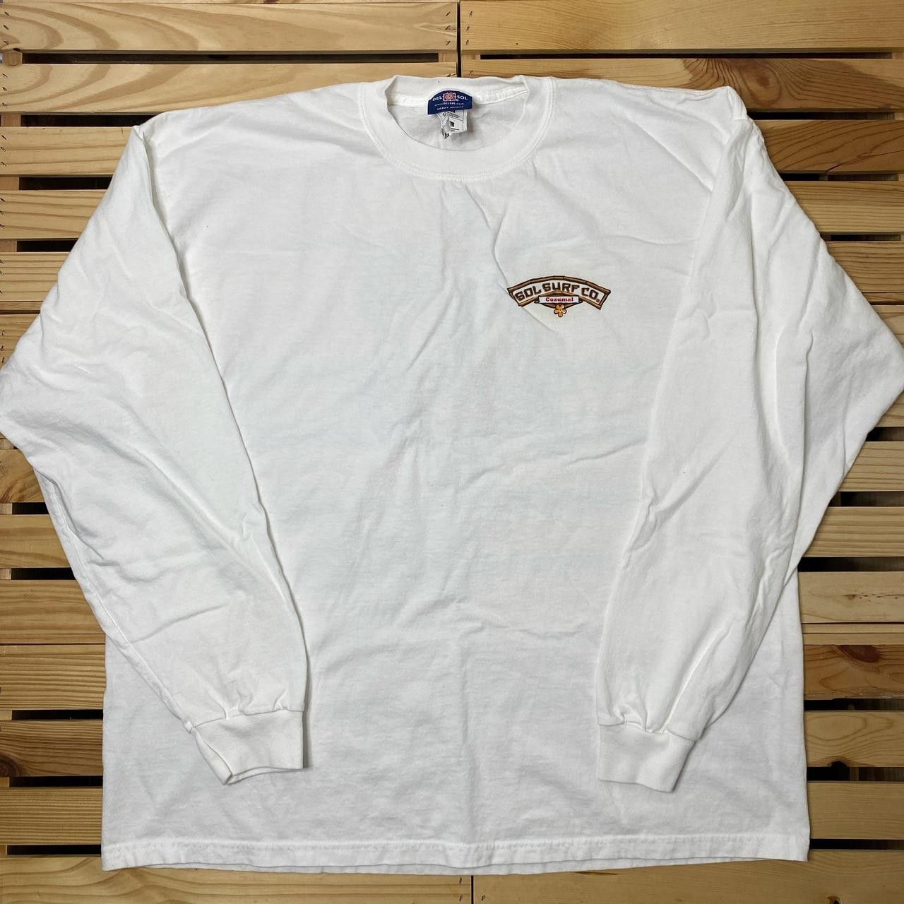 Other Vintage Sol Surf Co. White Surf Tee Size 2XL | Grailed
