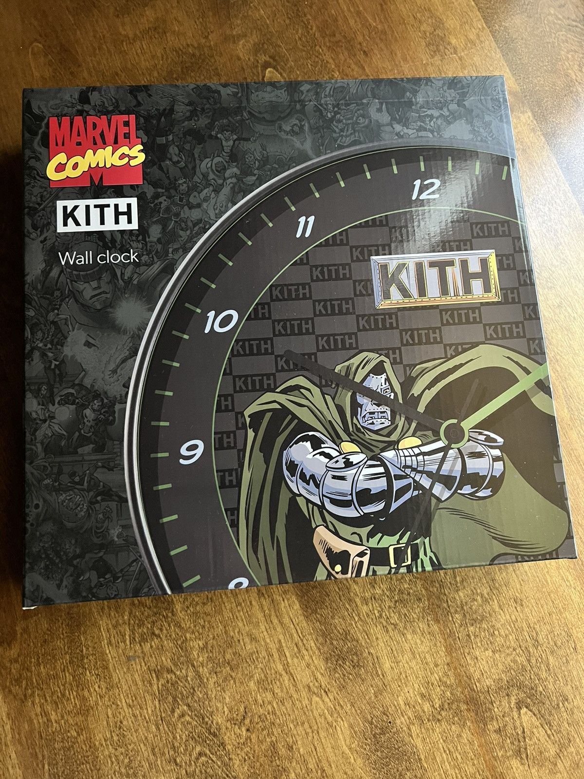 Kith × Marvel Comics × Vintage Kith Marvel Villains Dr Doom Wall Clock ...