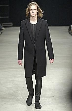 Raf Simons AW04 Peak Lapel Wool Coat | Grailed
