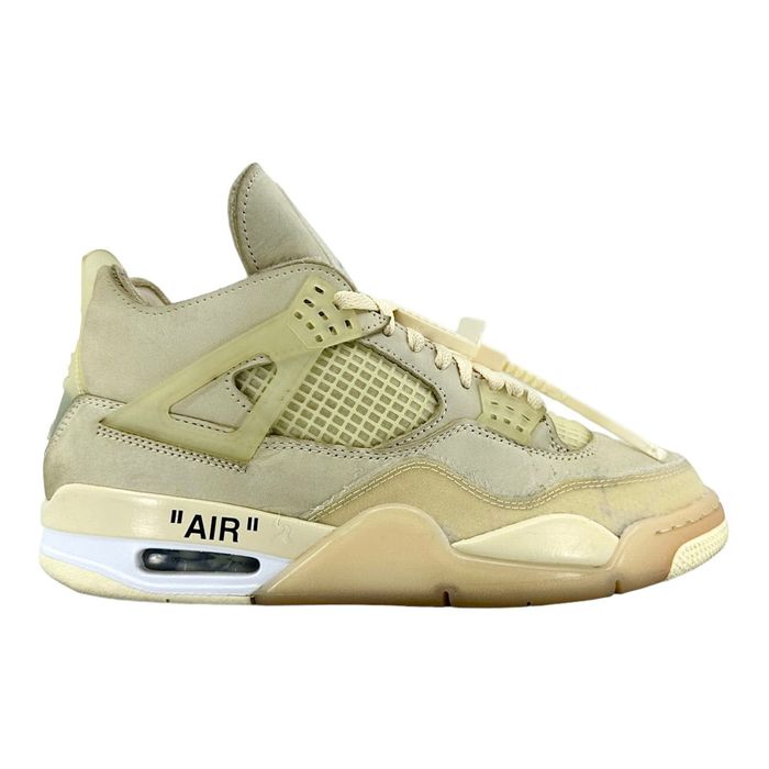 Nike Air Jordan 4 Retro Off-White Sail (W) Pre-Owned | Grailed