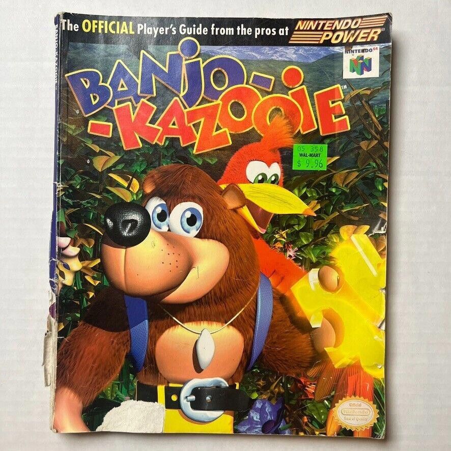 Nintendo Banjo-Kazooie Nintendo Power Player's Guide N64 1998 w/ Map ...