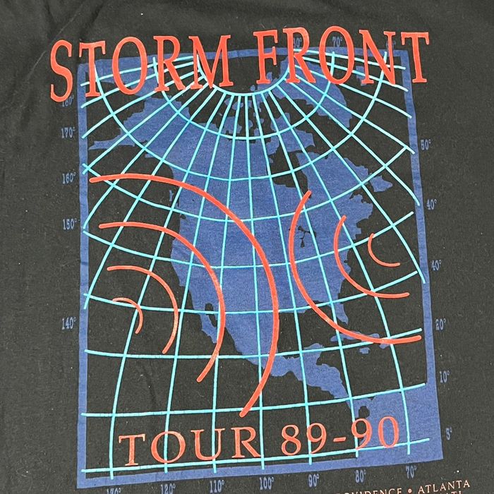 Vintage Vintage 1989 Billy Joel Stormfront Tour Band T-shirt Medium ...