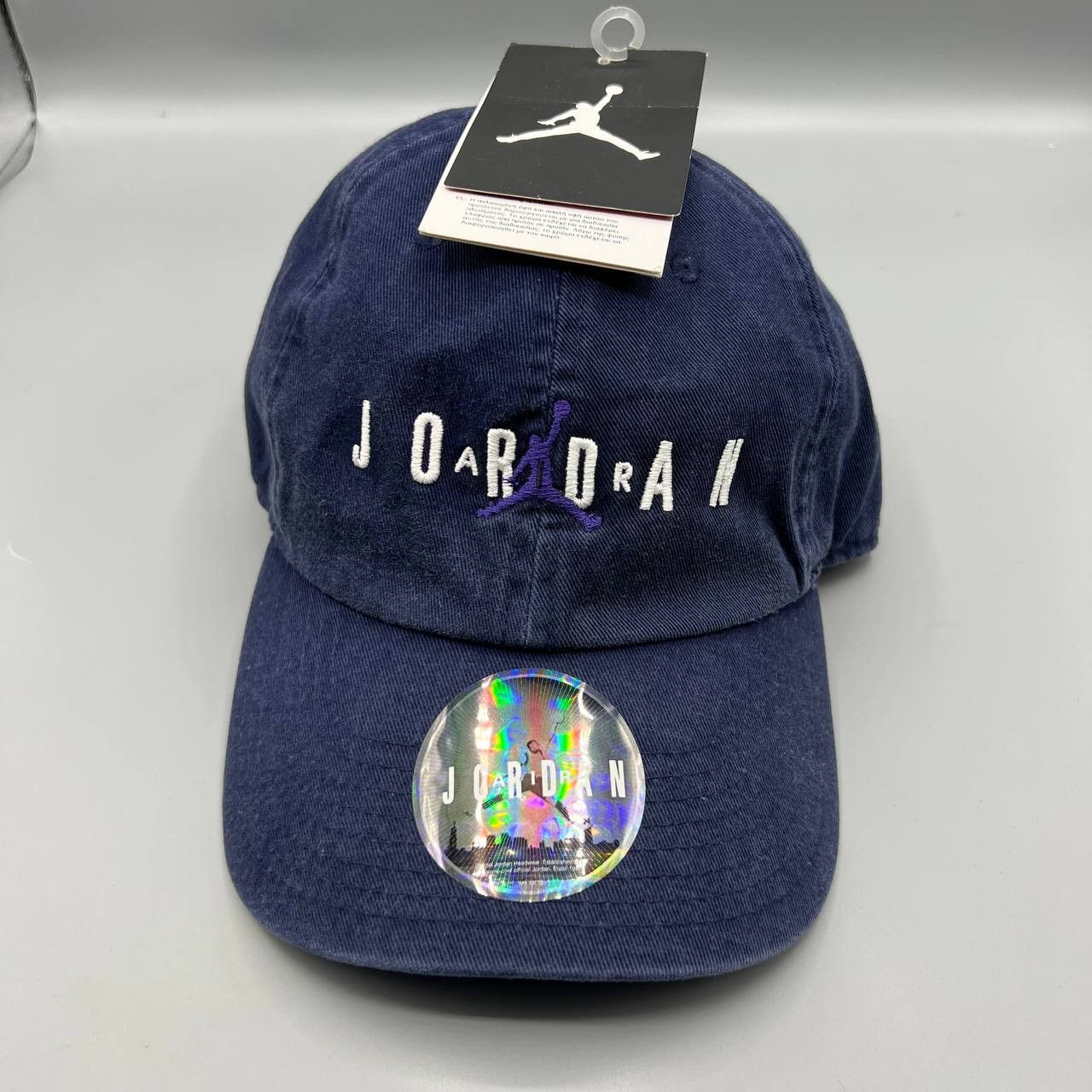 Jordan Brand Air Jordan Hat Men Washed Embroidered Logo Strap Back Cap ...