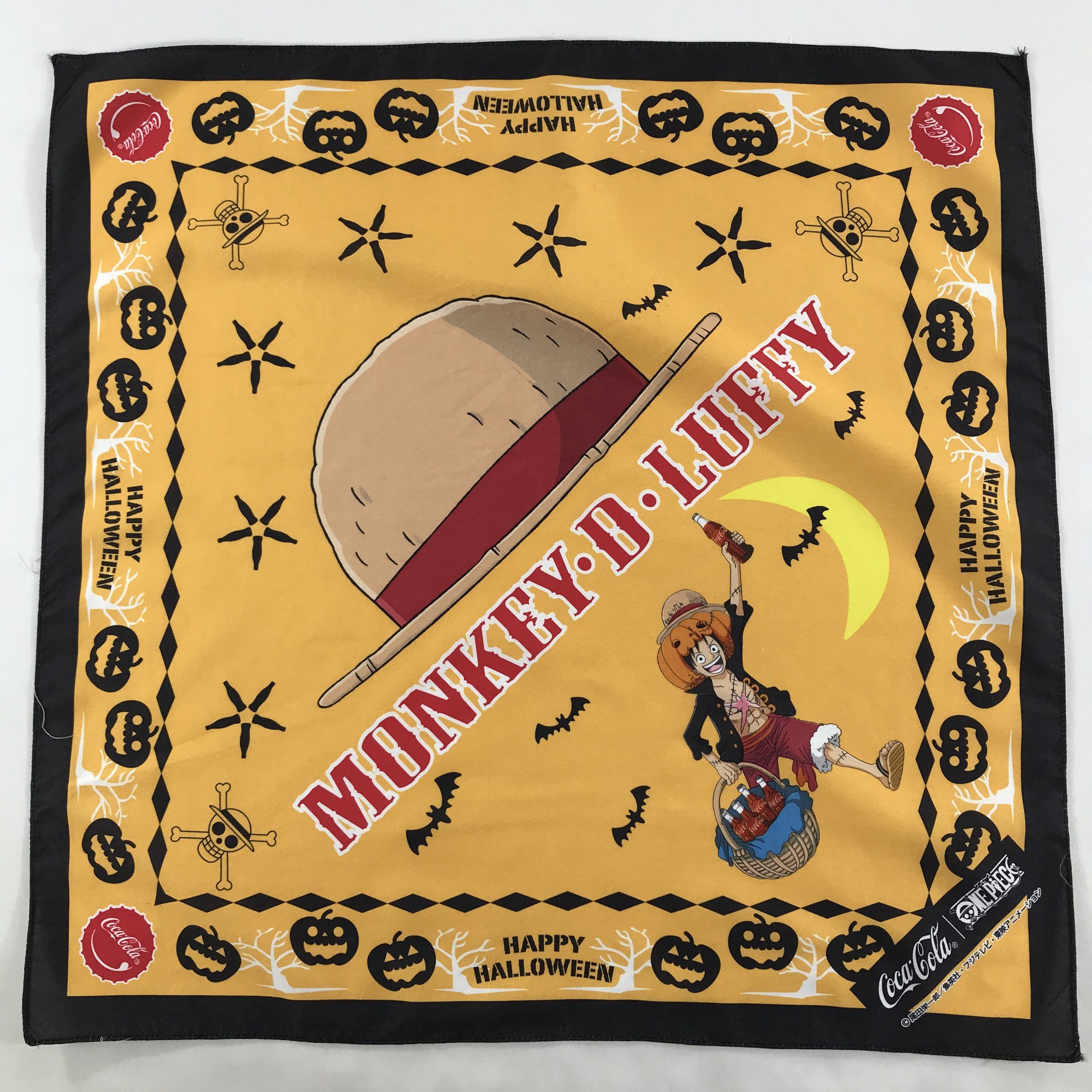 Coca Cola × One Piece × Vintage Coca Cola X One Piece Handkerchief ...