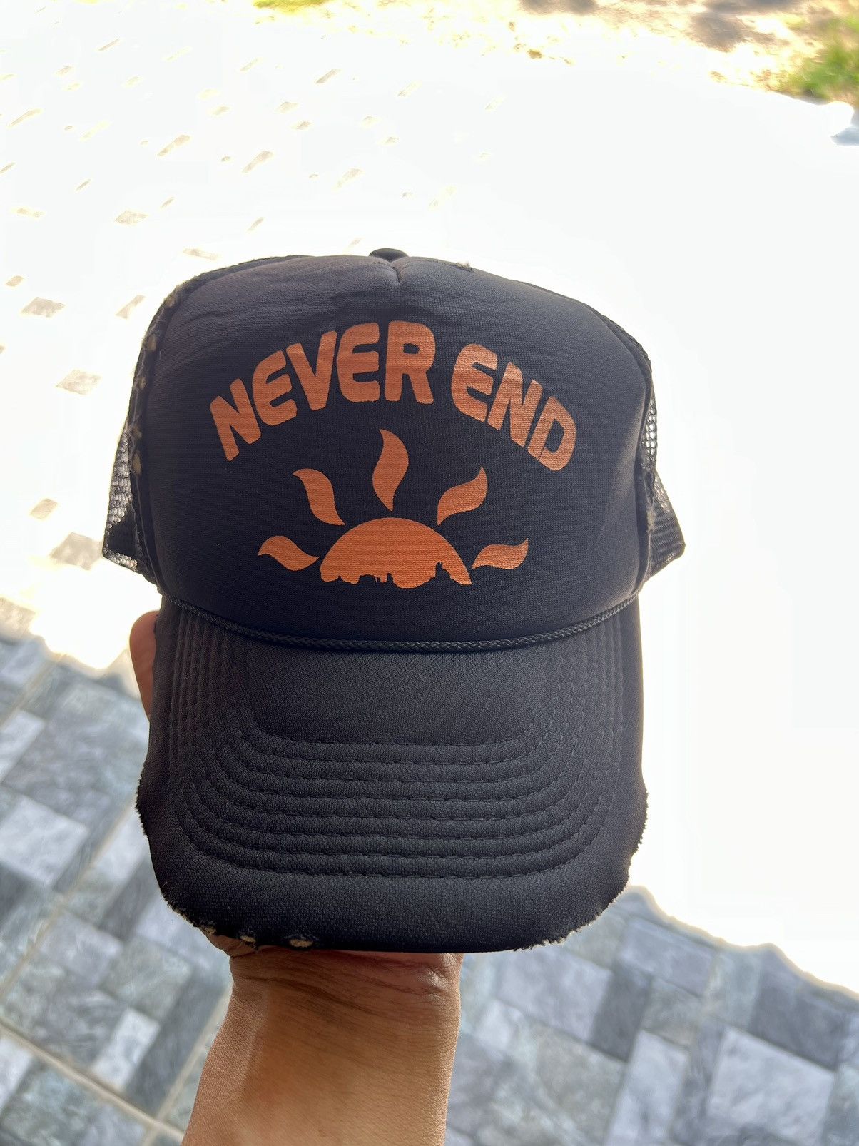 Rude × Rude Gallery × Trucker Hat Rude Gallery ‘Never End’ Otto Trucker ...