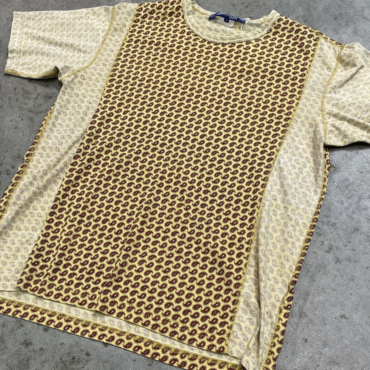 Junya Watanabe Vintage CDG JW Cut Sew inside out pattern print paisley ...