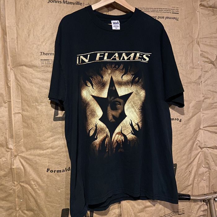 Vintage 2000s In Flames Tour Shirt | Grailed
