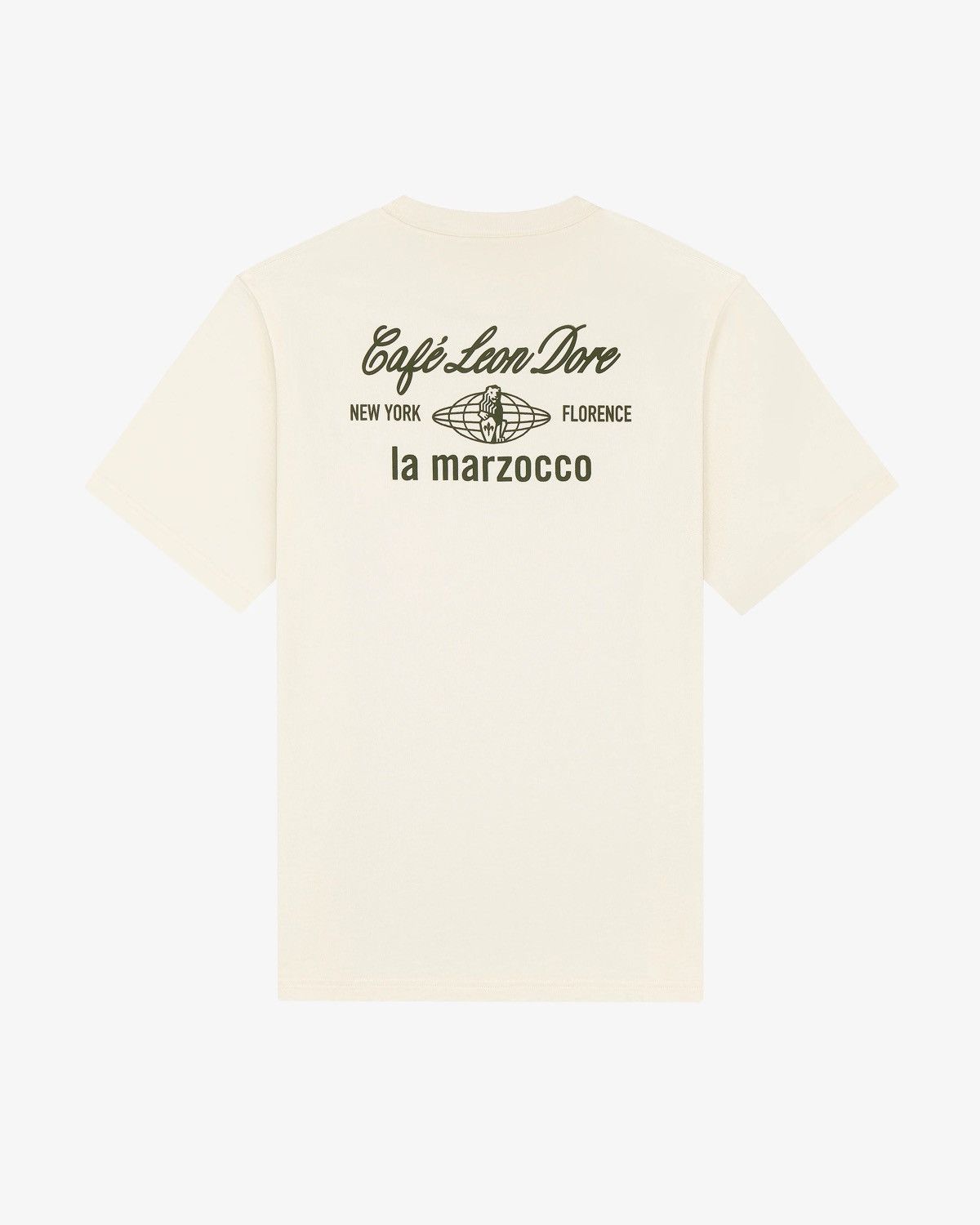 Aime Leon Dore ALD Café Leon Dore x La Marzocco Cream Tee Medium [NEW ...