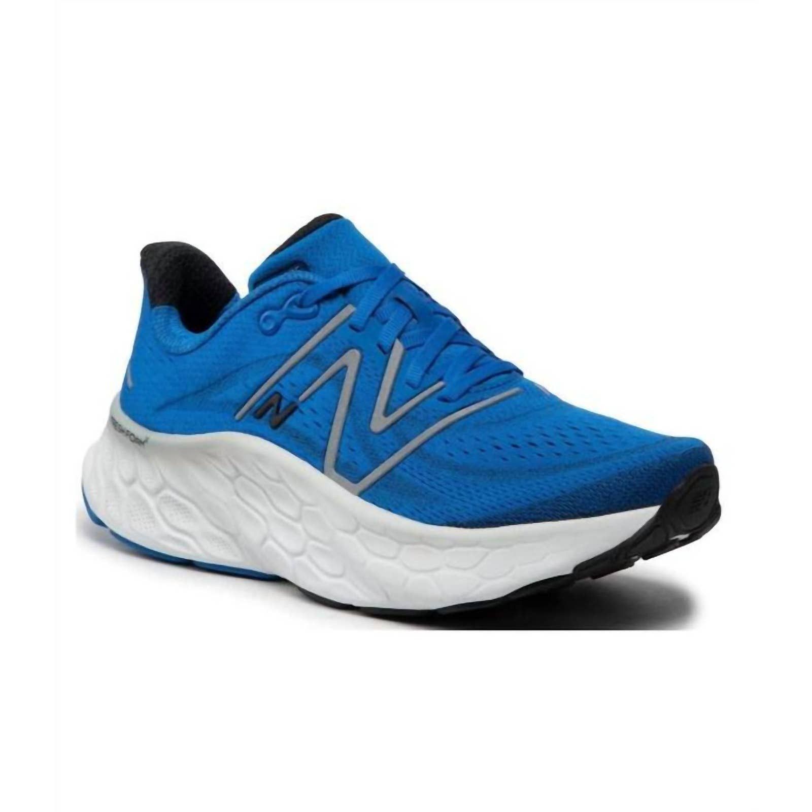 New Balance Men's Fresh Foam X More V4 Shoes In Cobalt/black | Grailed